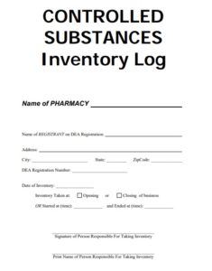8+ Inventory Log Templates | Free Log Templates