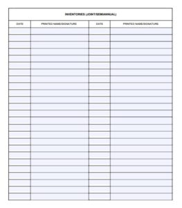 Inventory Log Templates | 8+ Free Printable Word, Excel & PDF Formats ...